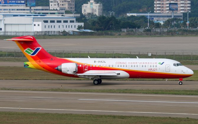 ARJ21-700 Conducts Last Demonstration Flight Before Delivery. China 39;s
