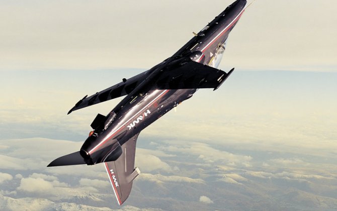 Saudi's new Hawk trainer makes first flight. The first flight of new