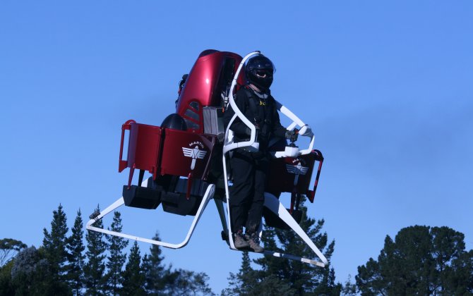 Iron Man-Like Aircraft Makes Maiden Flight in China. KuangChi Martin