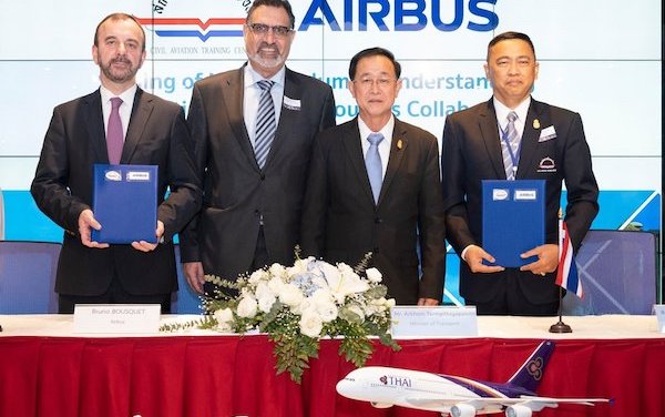 Airbus and Thailand’s CATC to work on pilot, maintenance training. Airbus