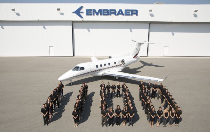 Embraer delivers its 1,100th business jet. Embraer delivered its 100th