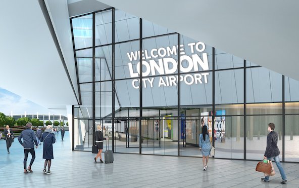 London City Airport releases images of New Terminal Interior. New concept