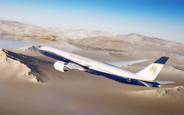 Longest-Range Business Jet Ever with BBJ 777X. Airplane can connect