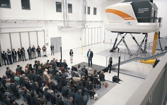 New CAE and easyJet training centre inaugurated in Milan. CAE Milan centre