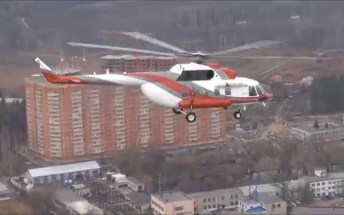 Production Mi-171A2 takes first flight. The first production helicopter Mi