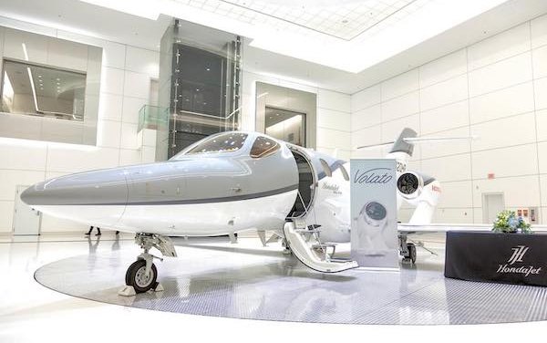 Volato took delivery of of its first of two recently-launched HondaJet ...