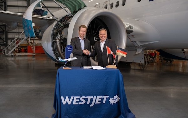 WestJet and Lufthansa Technik sign multi-billion-dollar agreement for ...