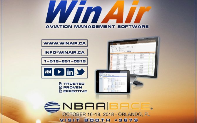 WinAir to Showcase Dashboards at NBAA 2018. WinAir to showcase Dashboards