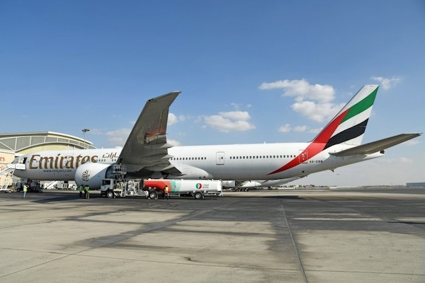 Emirates completes engine ground testing with 100% SAF fuel. Emirates