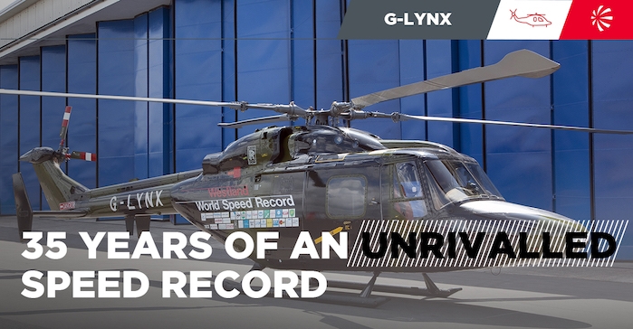 G-Lynx: 35 years of an unrivalled speed record. On 11th August Leonardo