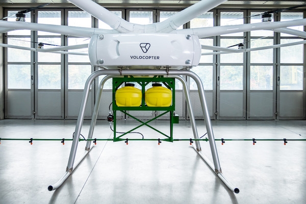 Heavy-lift utility drone for agriculture. Drones are becoming simple