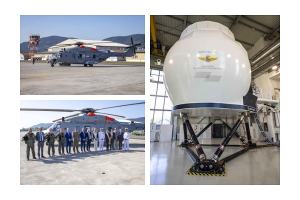 Italian Navy NH90 helicopter deliveries complete mission simulation centre established at ...
