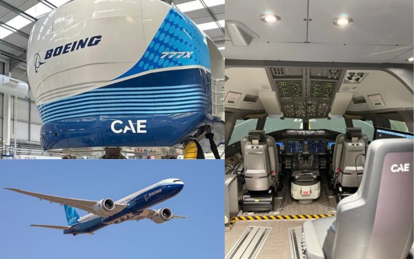 CAE and Boeing mark milestone with 777-9 simulator qualification. CAE