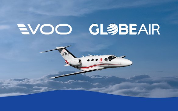 Revolutionizing business jet chartering with instant booking technology - GlobeAir & VOO partnership