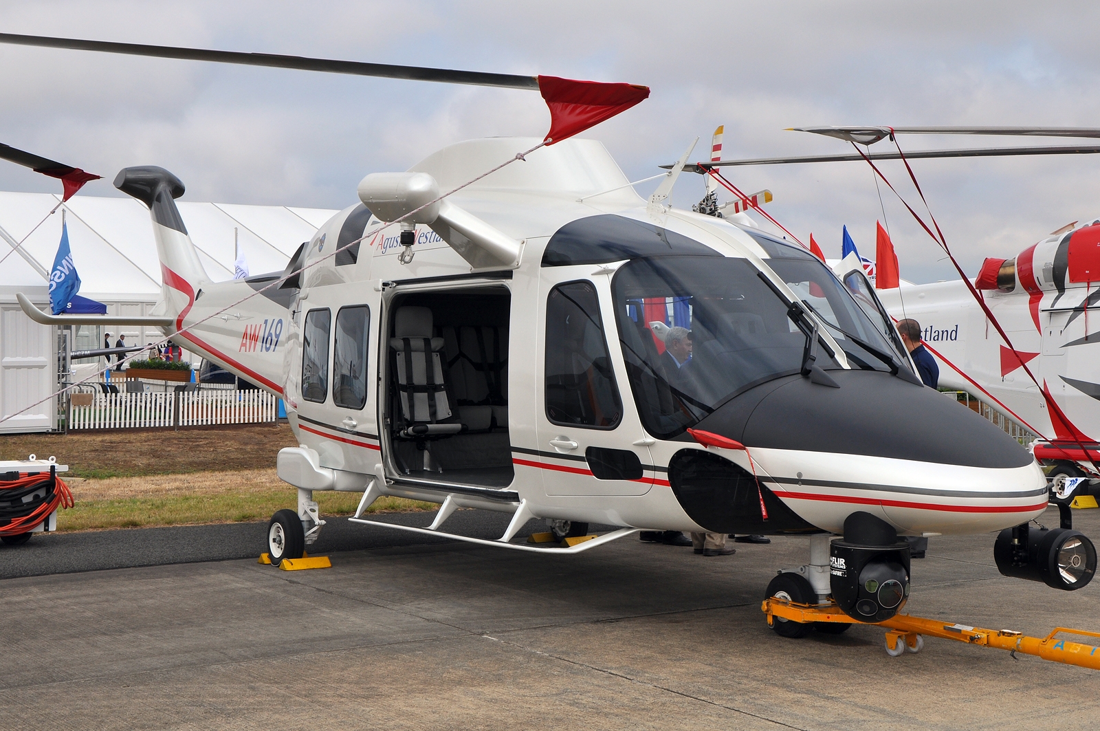 AW169 helicopter gets five firm orders in Brazil for executive transport.