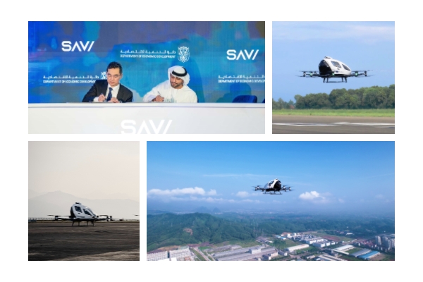 EHang expands in UAE with a strategic partnership and sales agreement with Wings Logistics Hub