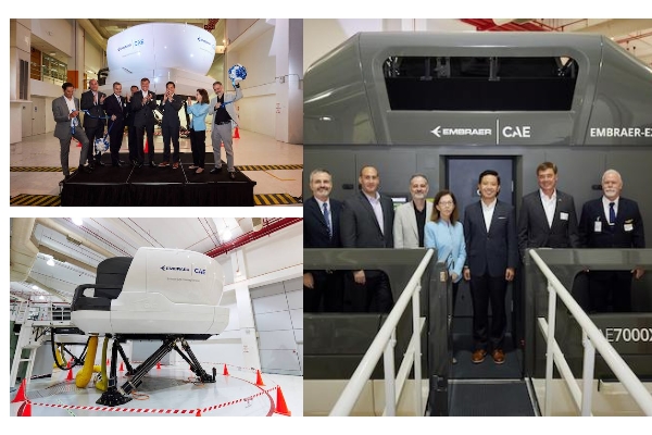 Embraer and CAE inaugurate Asia Pacific first E-Jets E2 full flight ...