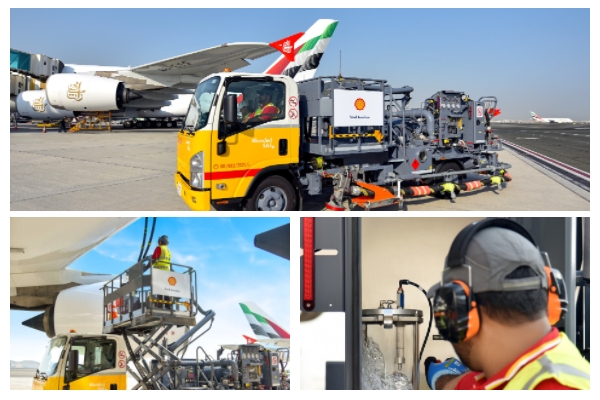 Emirates completes first flights from Dubai powered by Shell Aviation SAF.