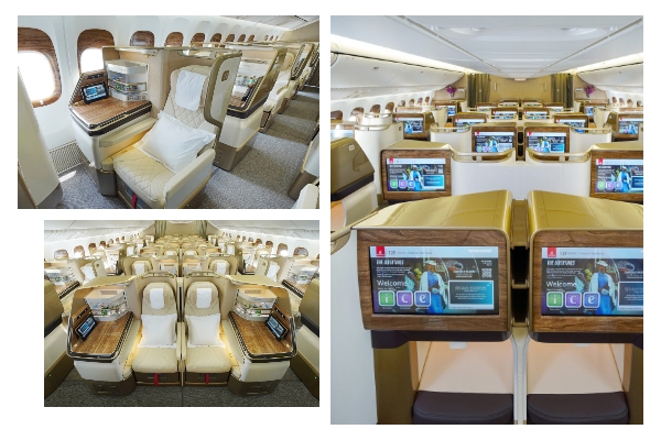 Emirates' first retrofitted 777 aircraft featuring its latest cabin ...